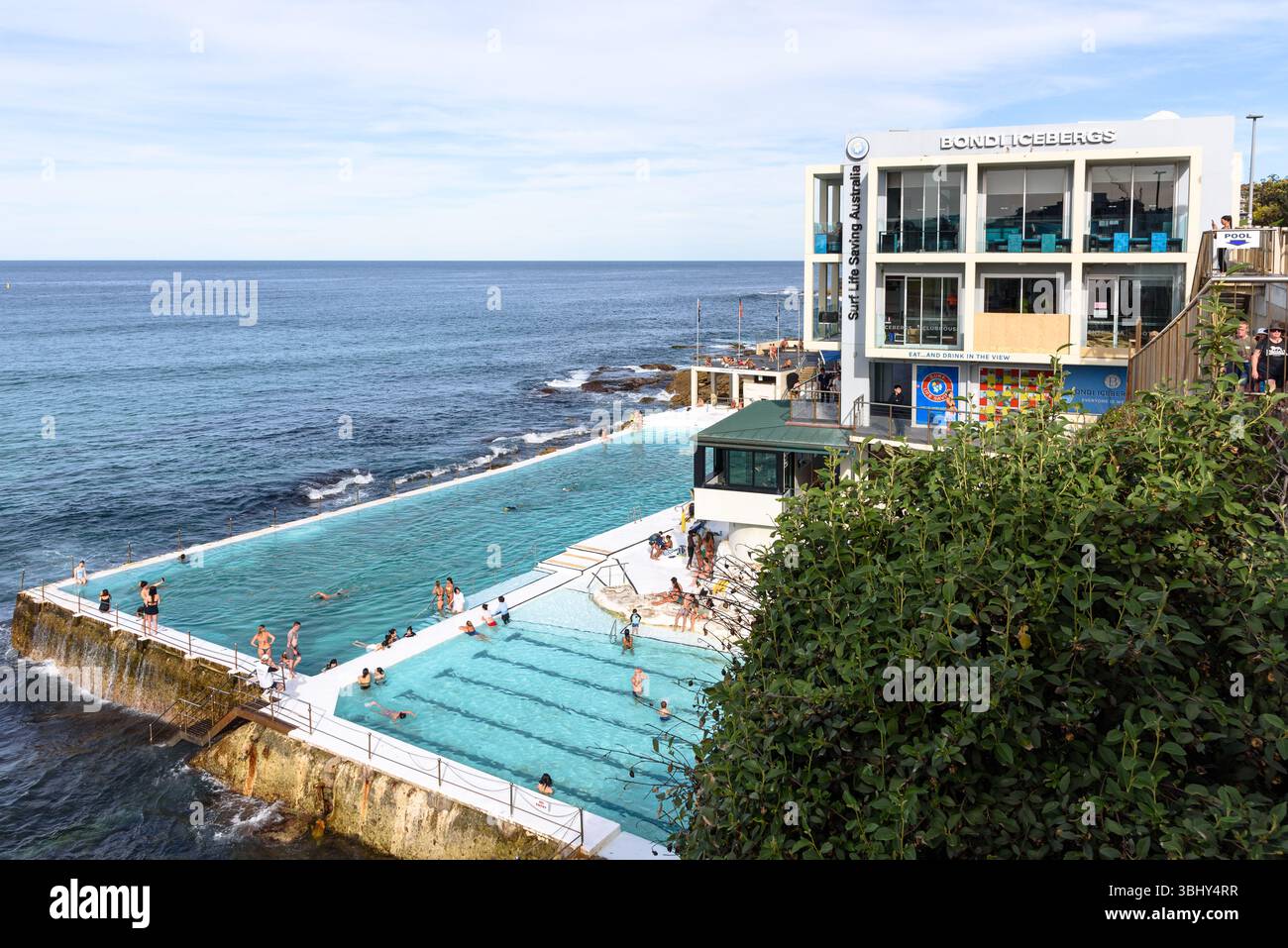 The Bondi Icebergs swimming club and rock pool in Sydney, Australia ...