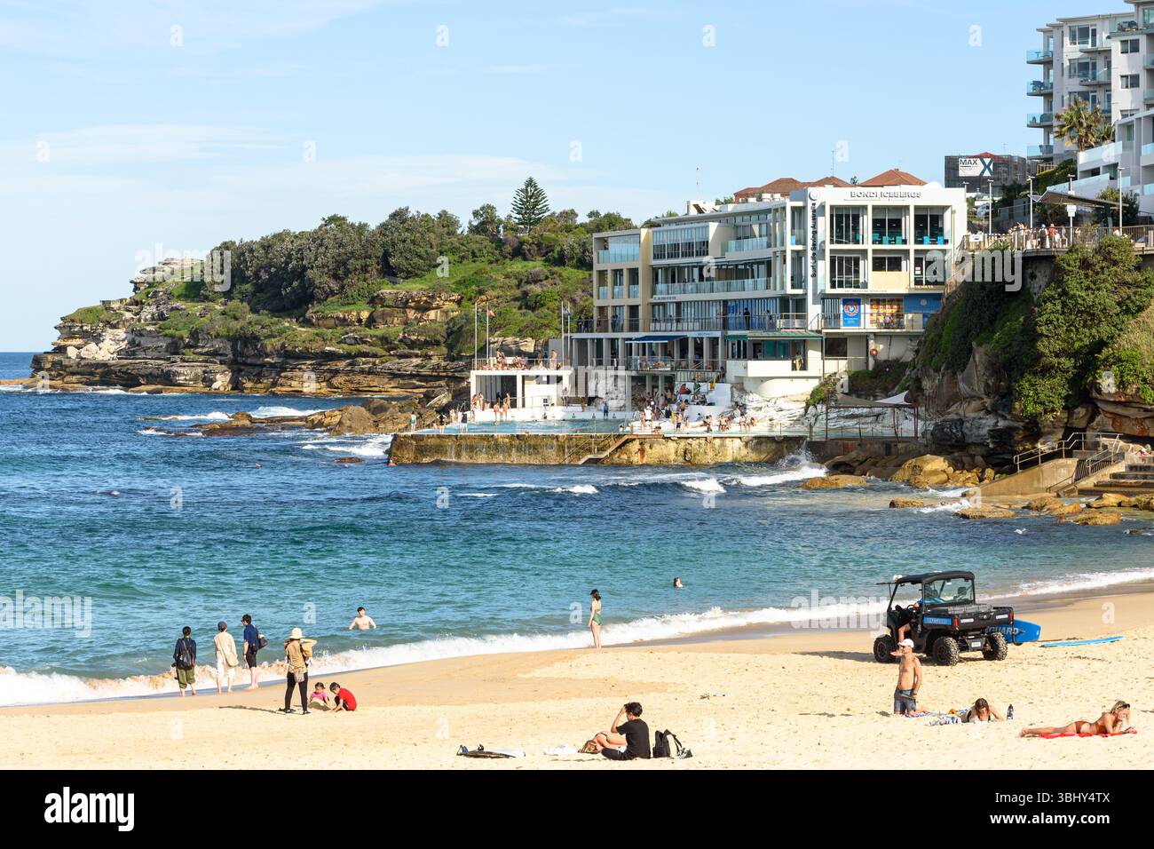 The Bondi Icebergs swimming club and rock pool in Sydney, Australia ...