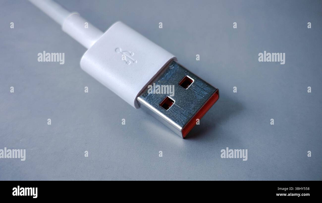 Close-up of a USB Type-A Connector Stock Photo - Alamy