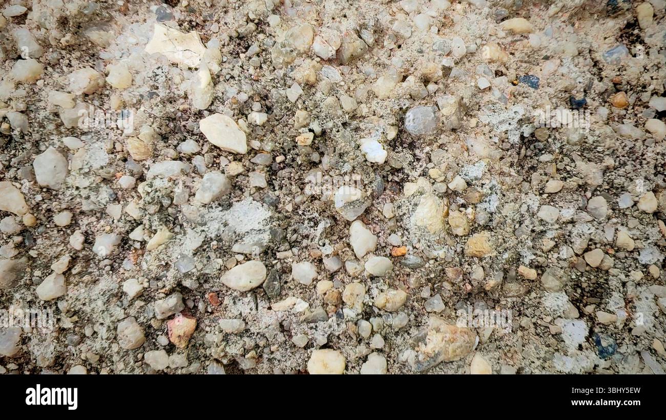 Aggregate Blend, Mixed Sand and Stone for Construction Stock Photo - Alamy