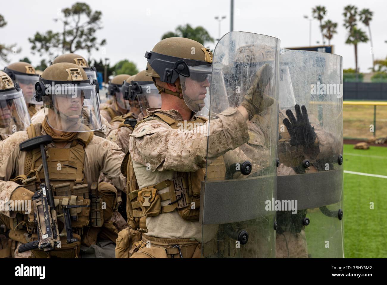 U.S. Marines with 2nd Battalion, 7th Marine Regiment, 1st Marine ...
