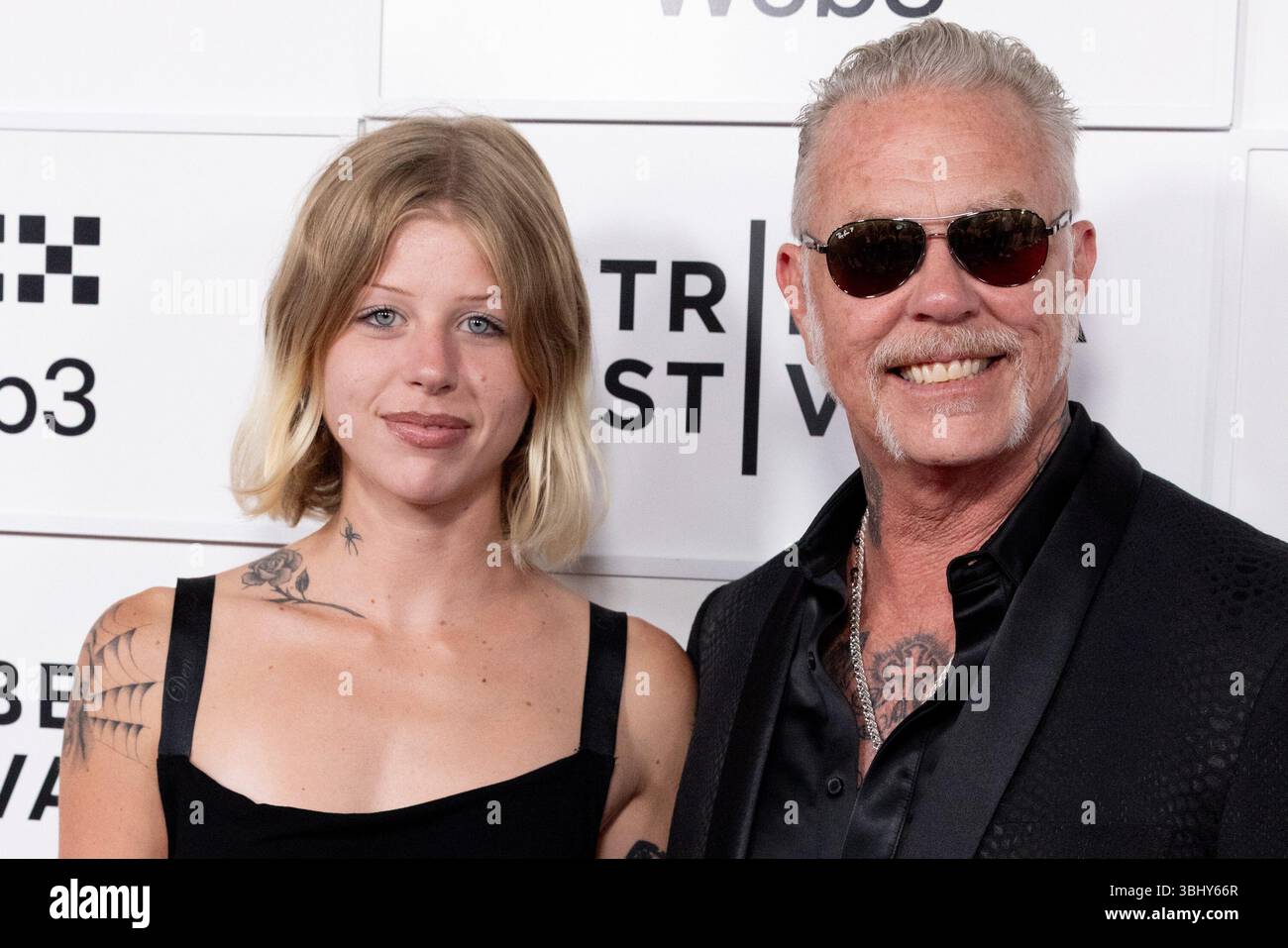 Ny 11th June 2025 Marcella Hetfield James Hetfield At Arrivals For