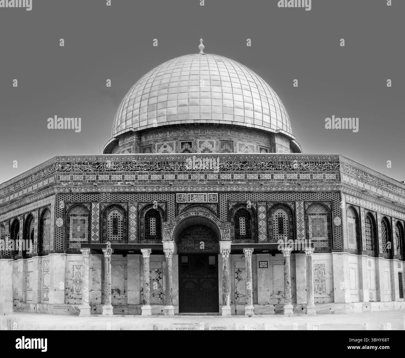 Dome of the Rock. The most known mosque in Jerusalem. Temple Mount is ...