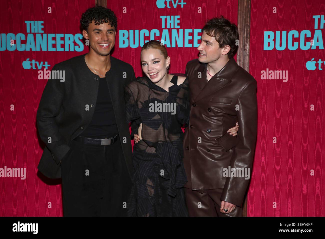 Actors Matthew Broome, from left, Kristine Froseth and Guy Remmers ...