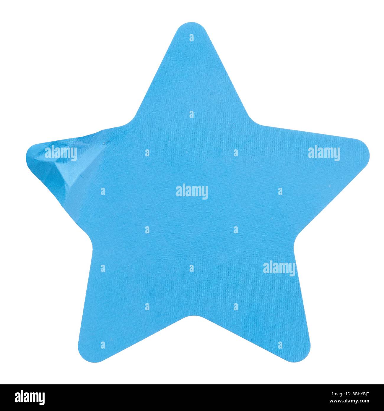 Simple paper star on Cut Out Stock Images & Pictures - Alamy