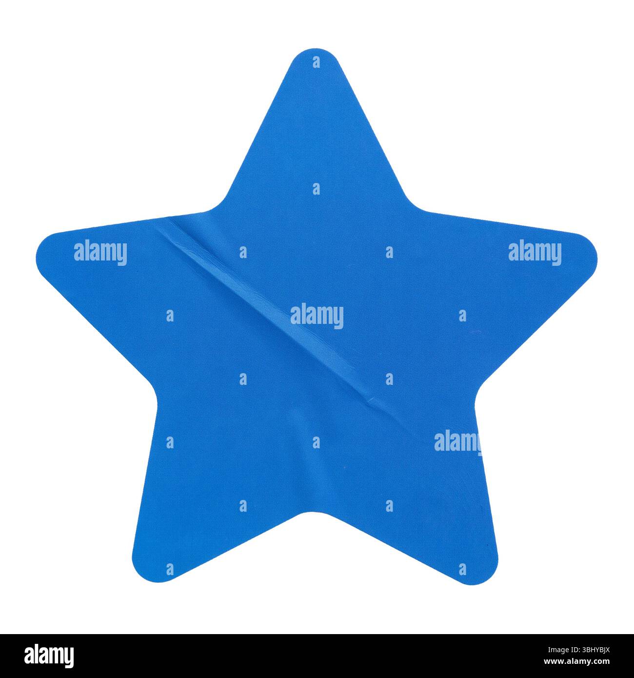 Bright blue star geometric Cut Out Stock Images & Pictures - Alamy