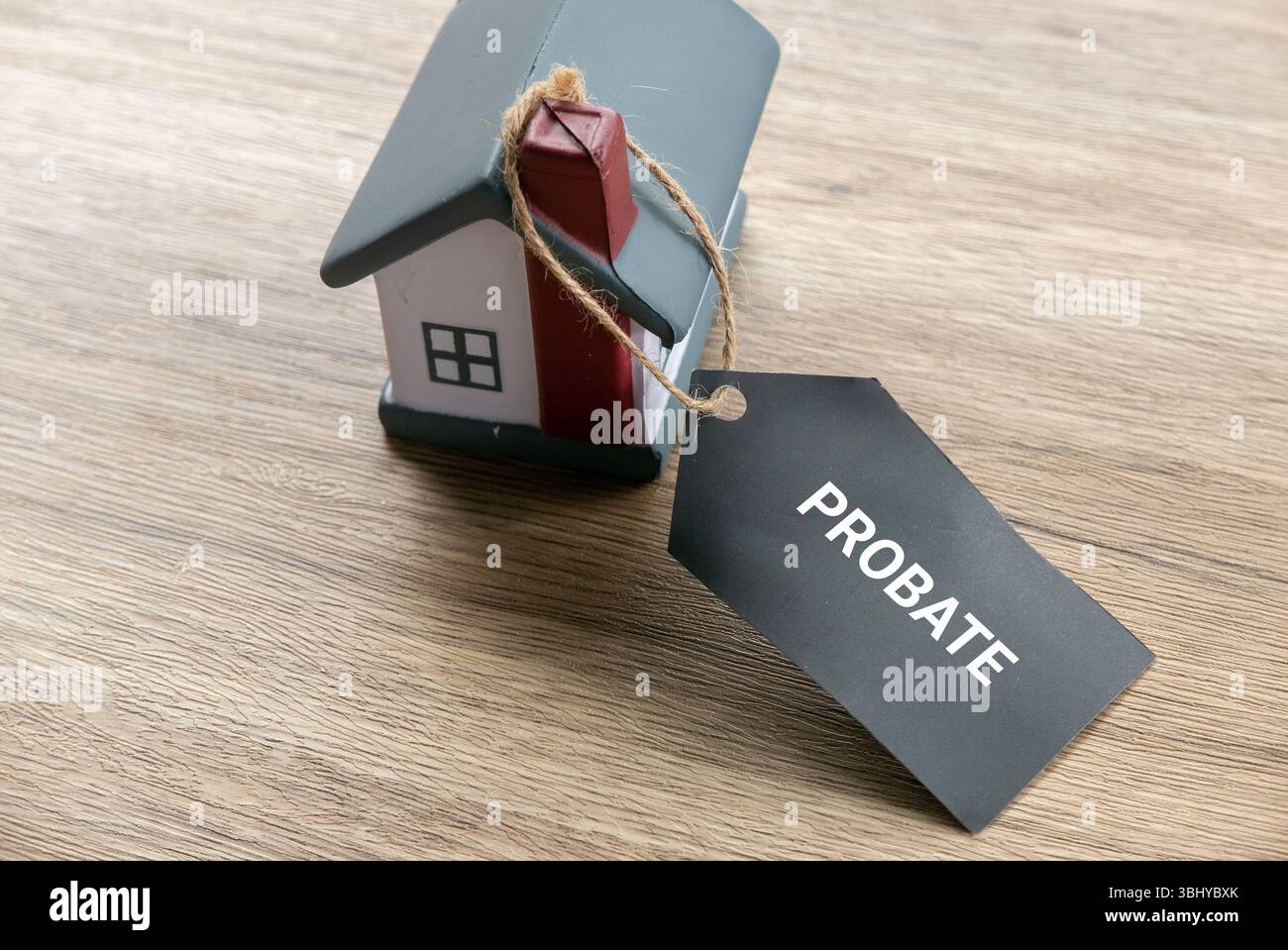 Probate Process Concept with House Model and Legal Tag for Estate ...