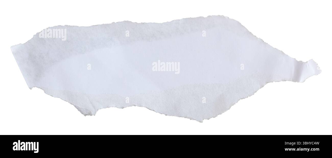 Sheet paper edge torn Cut Out Stock Images & Pictures - Alamy