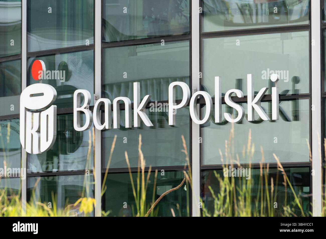 Poland. 10th June, 2025. PKO Bank Polski logo seen on a building ...