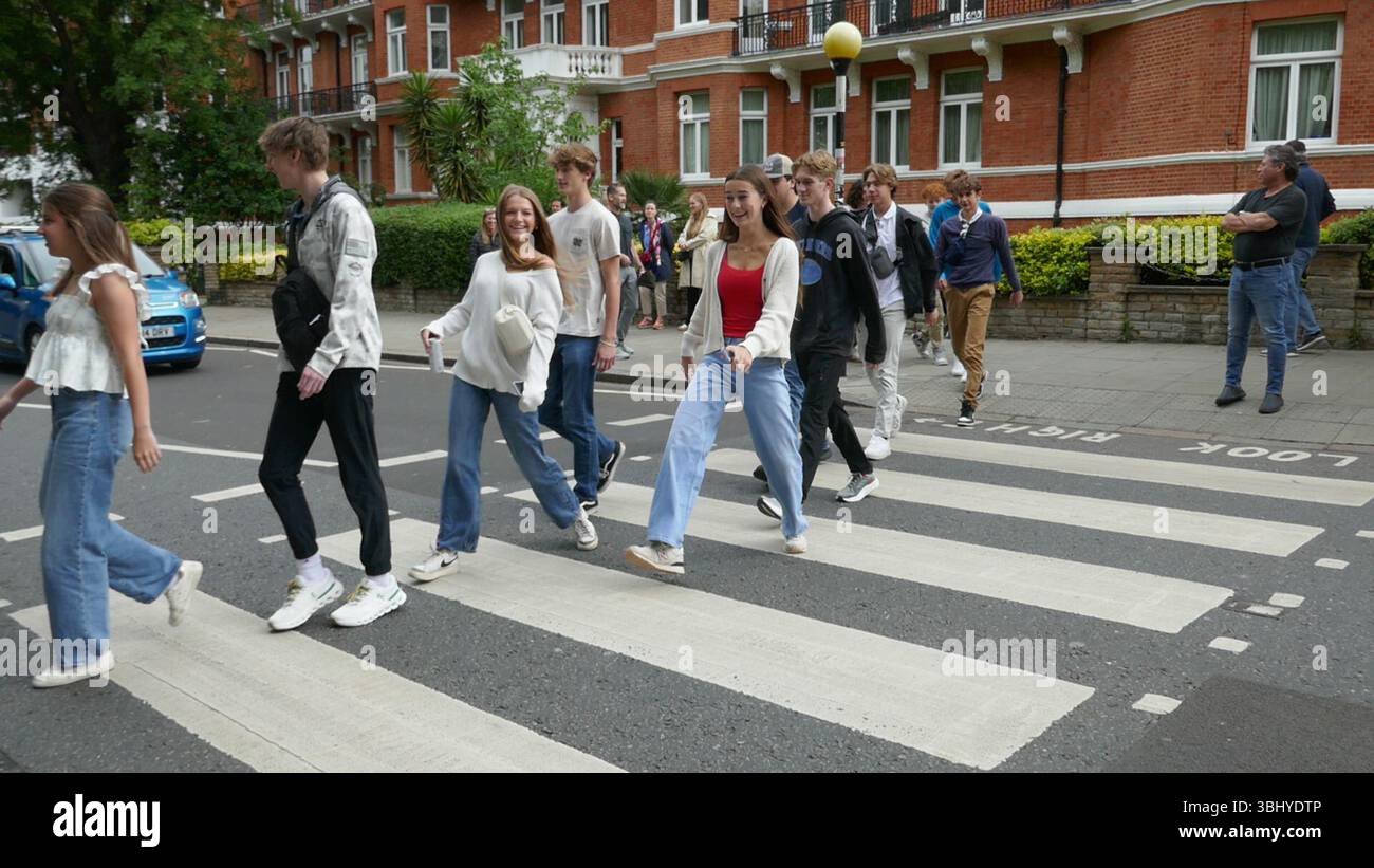 London, England 27th May 2025 Abbey Road Crosswalk on May 27, 2025 in ...