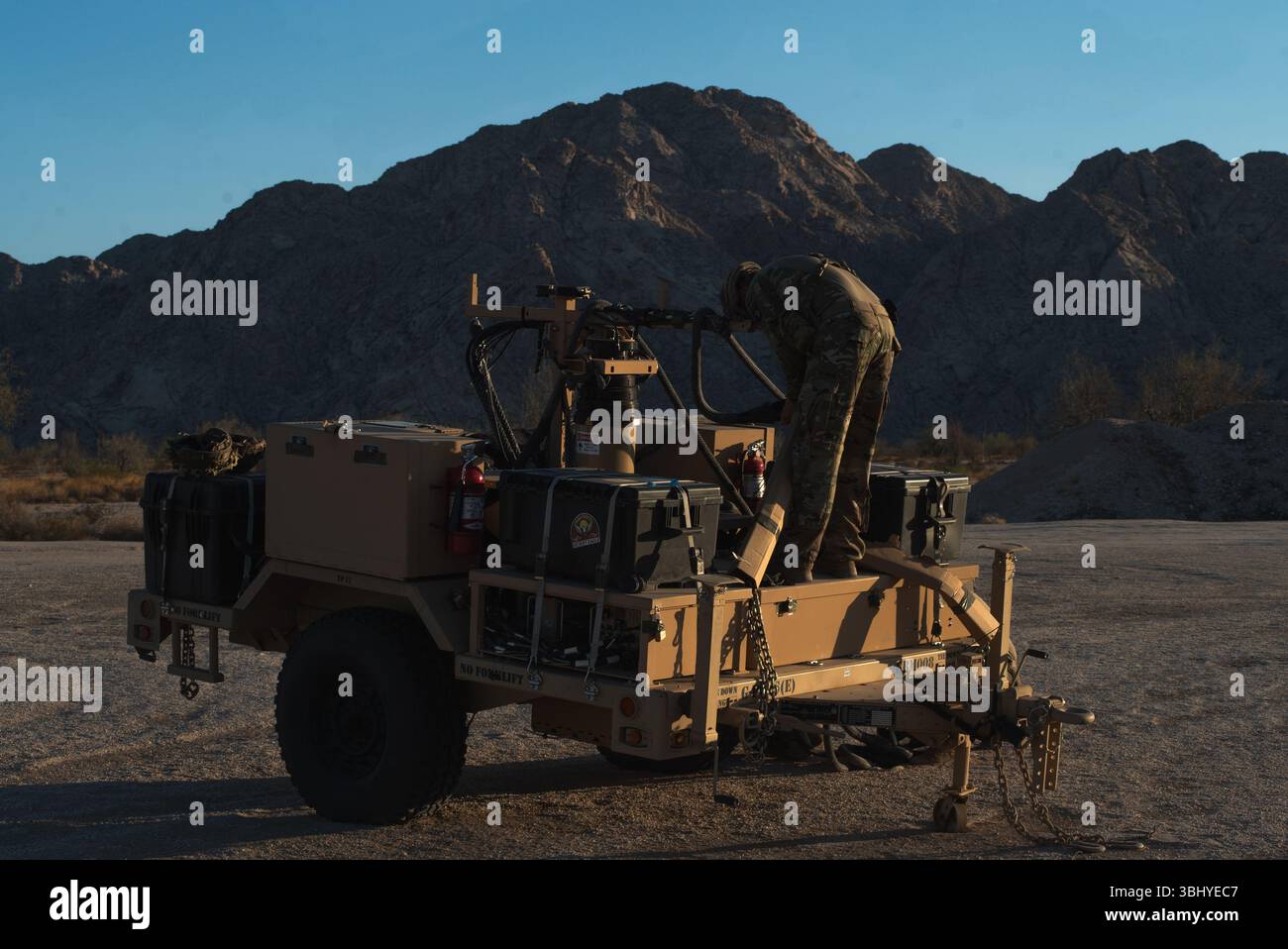 U.S. Army Sgt. Andrew Haddox, assigned to Charlie Company, 264th Combat ...