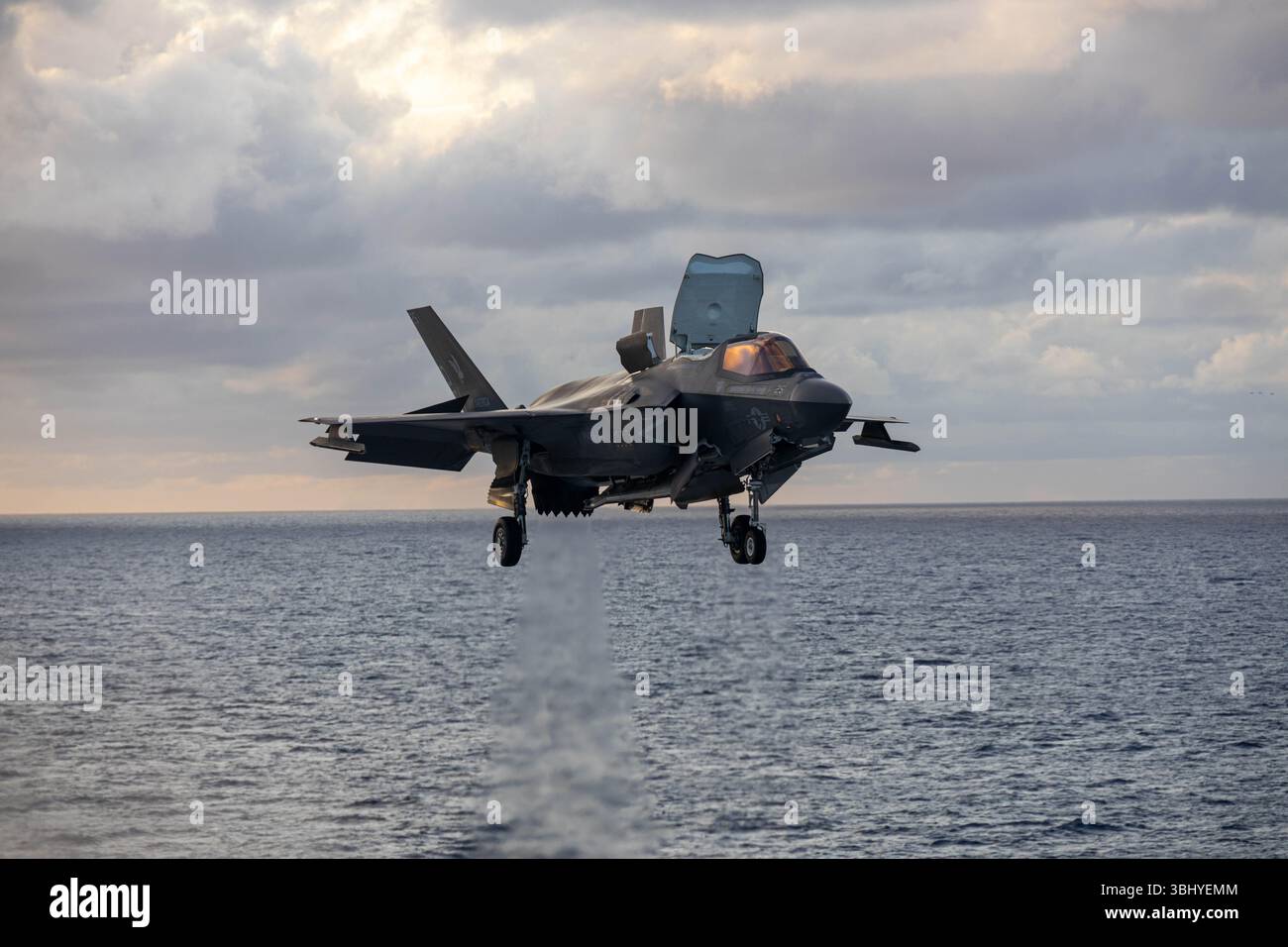 U.S. Marine Corps F-35B Lightning II aircraft assigned to Marine Fighter Attack Squadron (VMFA ...