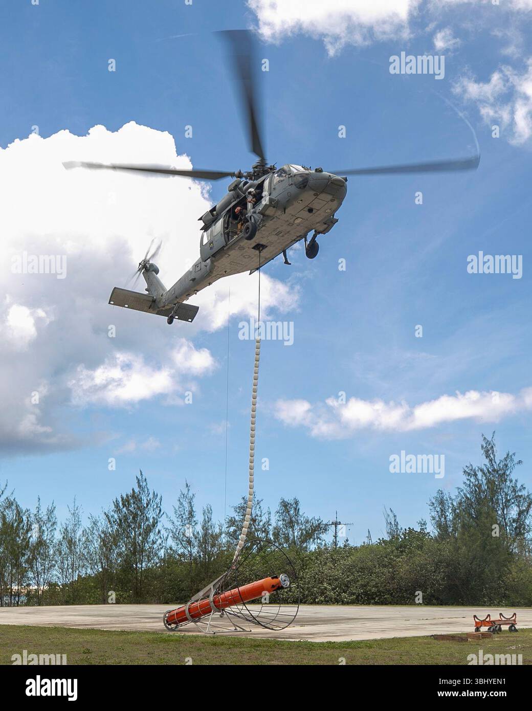 NAVAL BASE GUAM (May 29, 2025) – An MH-60S Sea Hawk, attached to the ...