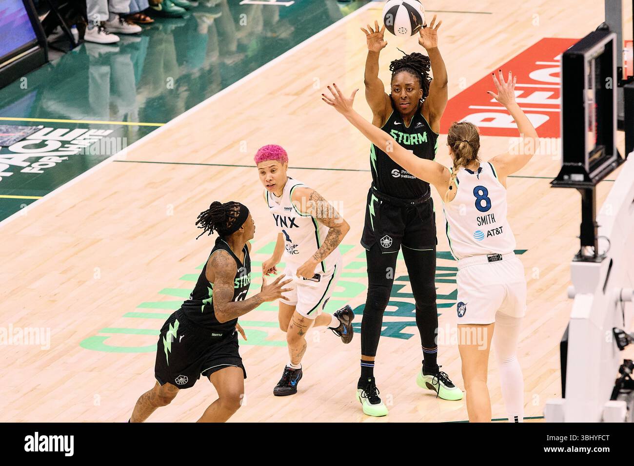 June 11, 2025, Seattle, Washington, USA: Seattle Storm's NNEKA OGWUMIKE ...