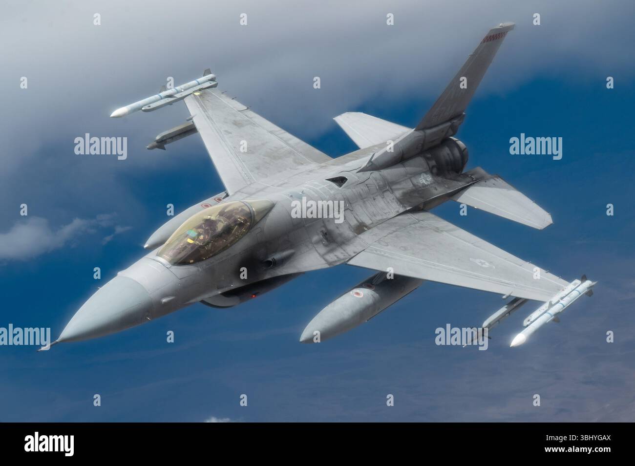 A U.S. Air Force F-16 Fighting Falcon assigned to the 16th Weapons ...