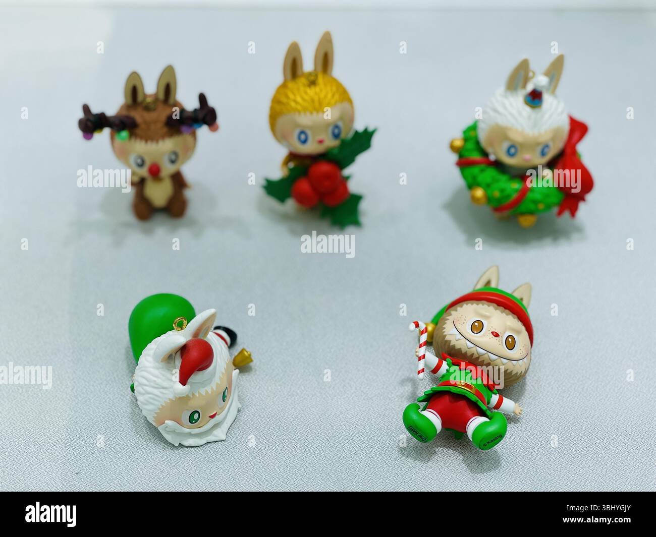 First generation collection level Labubu figures are exhibited in ...