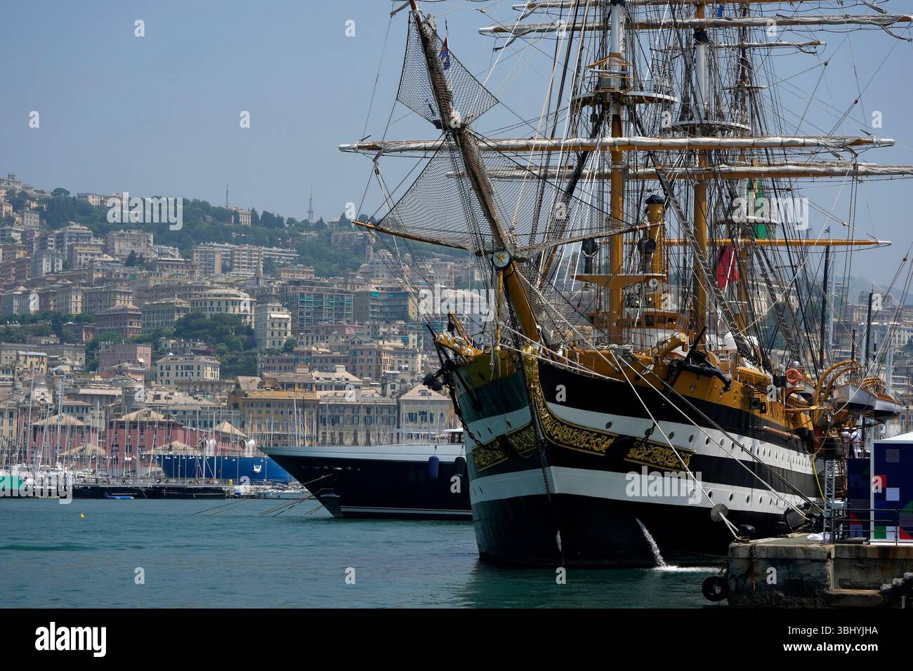GENOA, ITALY - JUNE 11 2025 - After nearly two years at sea, the ...