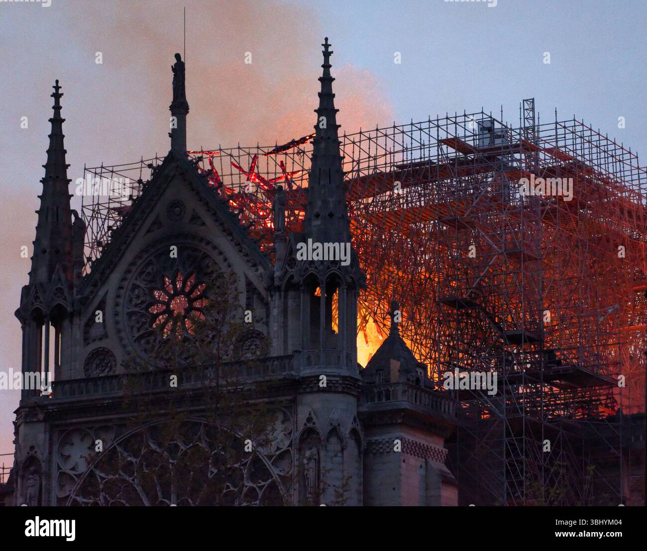 Notre-Dame Cathedral Fire Historic Tragedy in Paris - Flames engulfed ...
