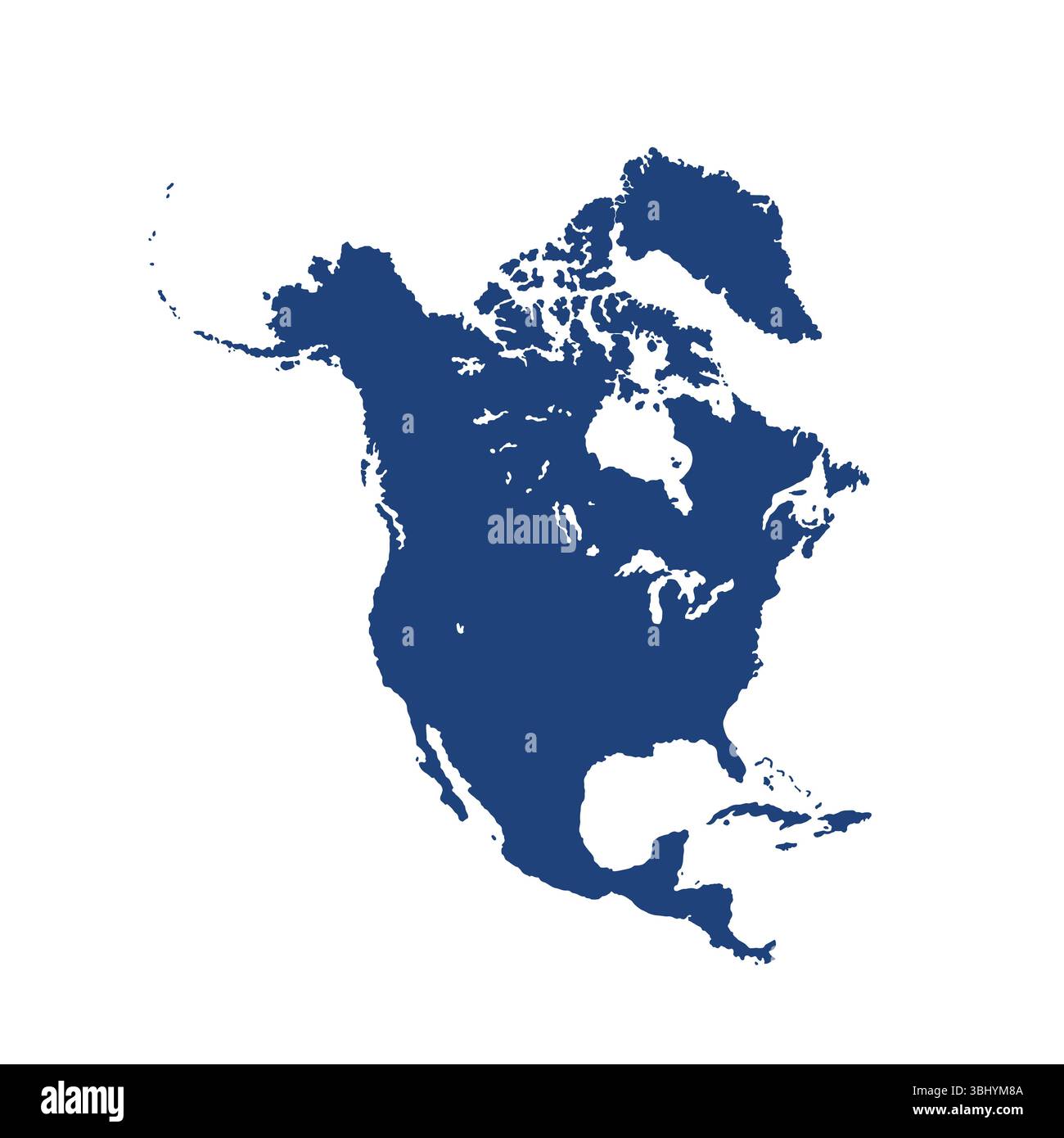 Map of North America, sign silhouette. World Map Globe. Vector ...