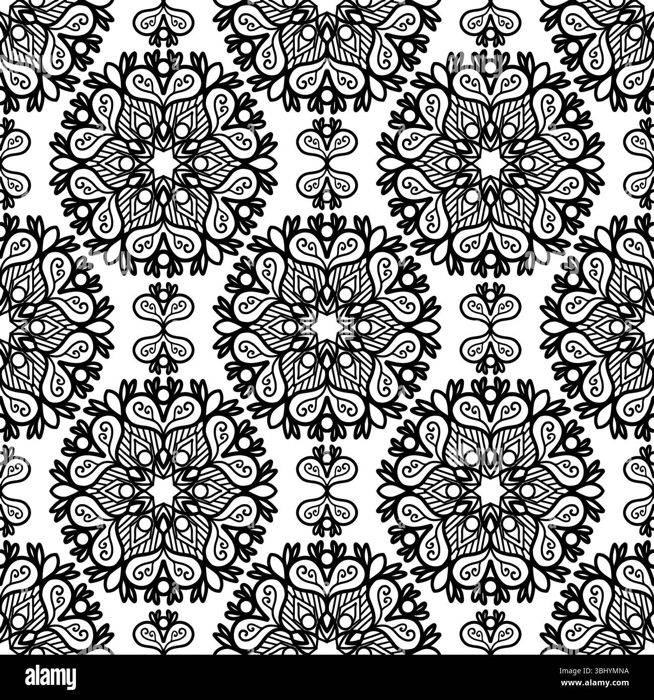 Wallpaper repeat Black and White Stock Photos & Images - Alamy