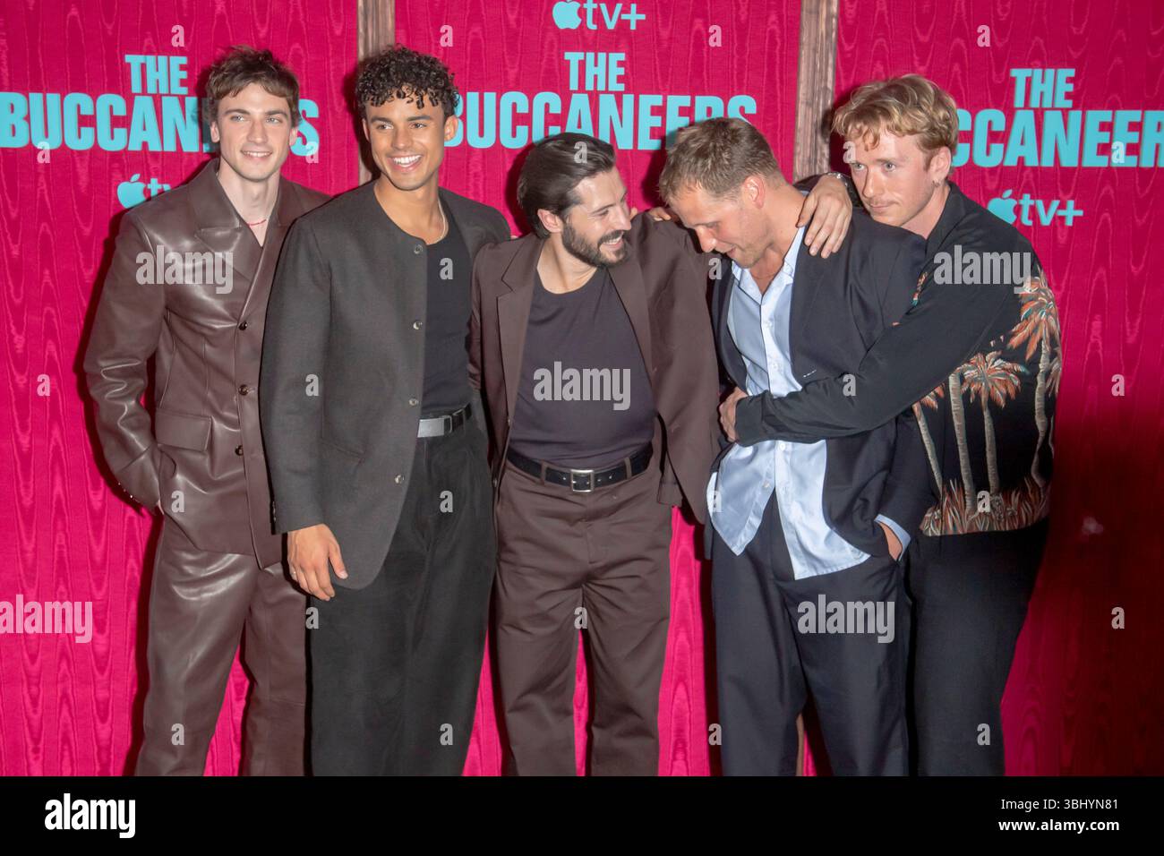 (L-R) Guy Remmers, Matthew Broome, Jacob Ifan, Josh Dylan and Barney ...