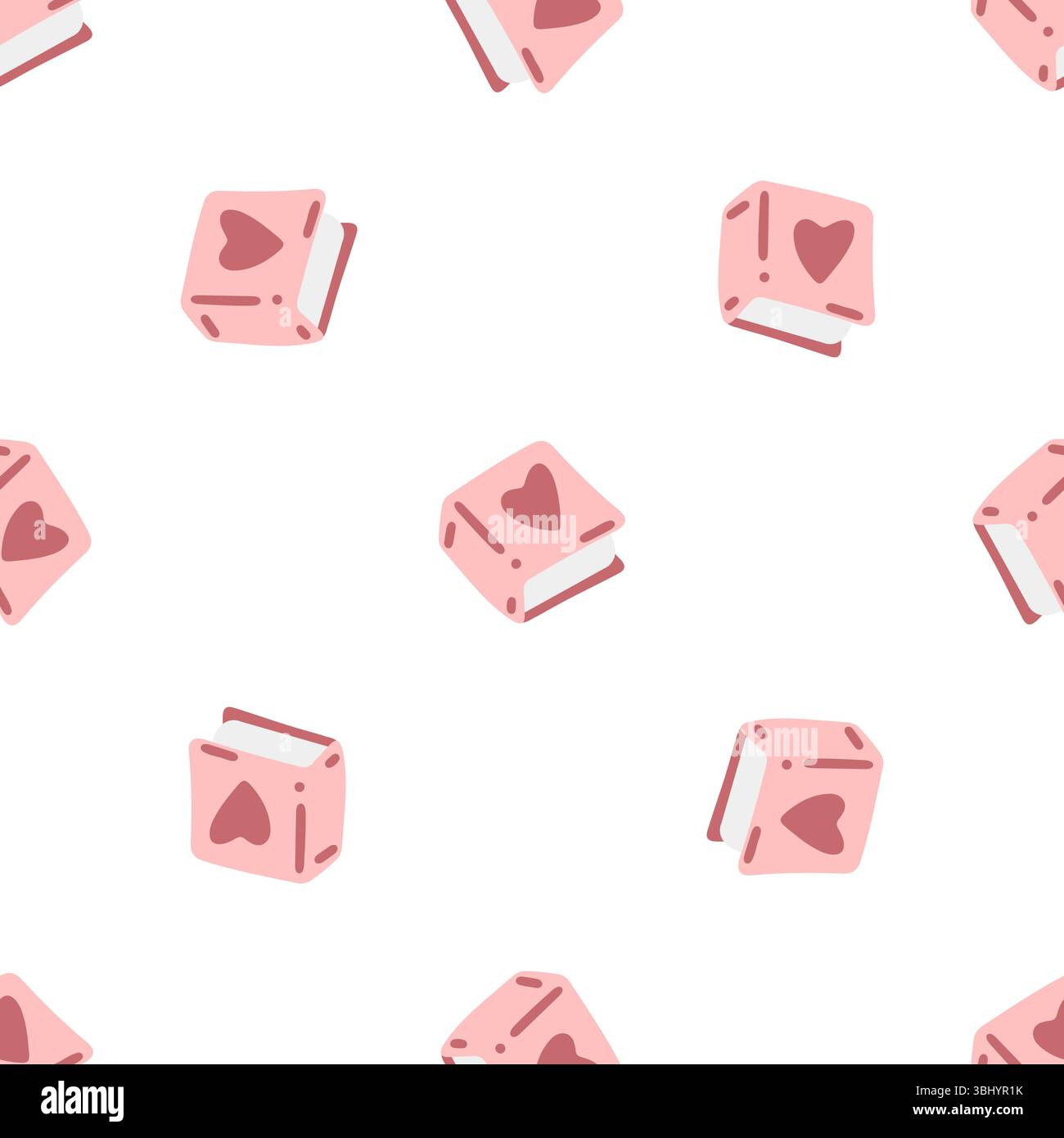 Love heart in book Stock Vector Images - Alamy