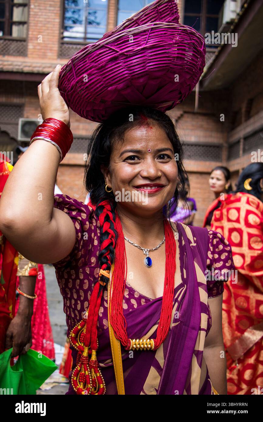 Tharu people come together at the Nepal Tourism Board in Kathmandu to ...