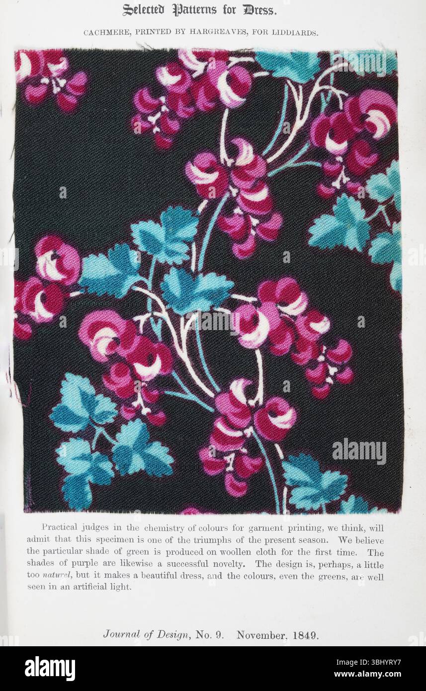 Victorian decorative art patterns, floral pattern, Cashmere, dress ...
