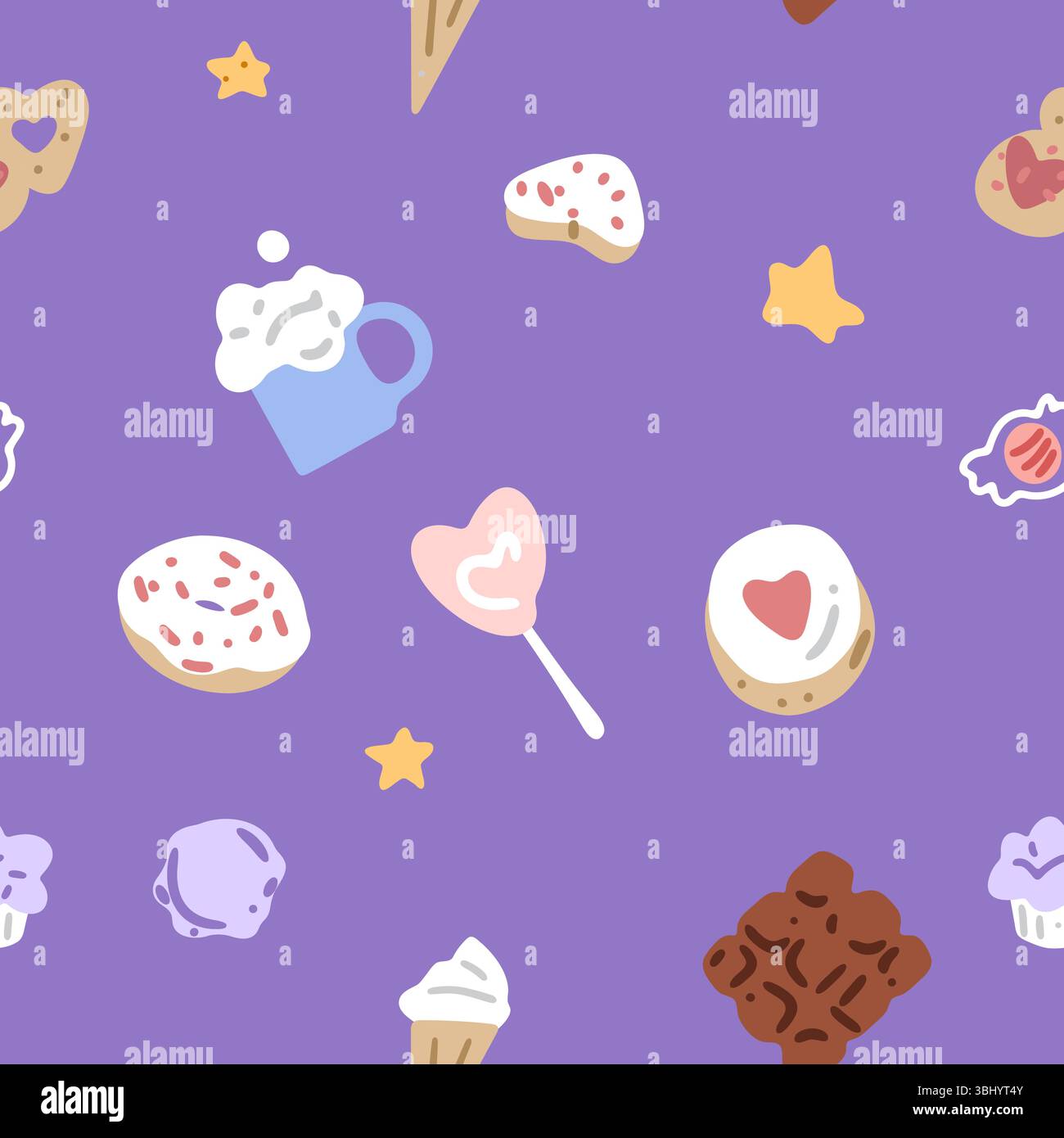 Tasty sweet ice coffee Stock Vector Images - Alamy