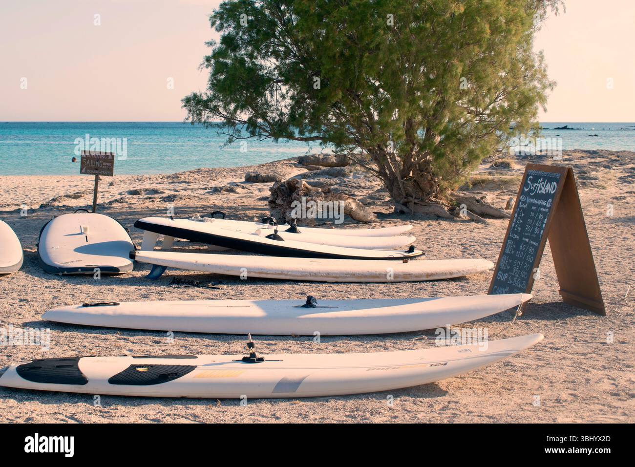 Elafonissi, Crete, Greece. June 6, 2025. Windsurfing Club - SurfIsland ...