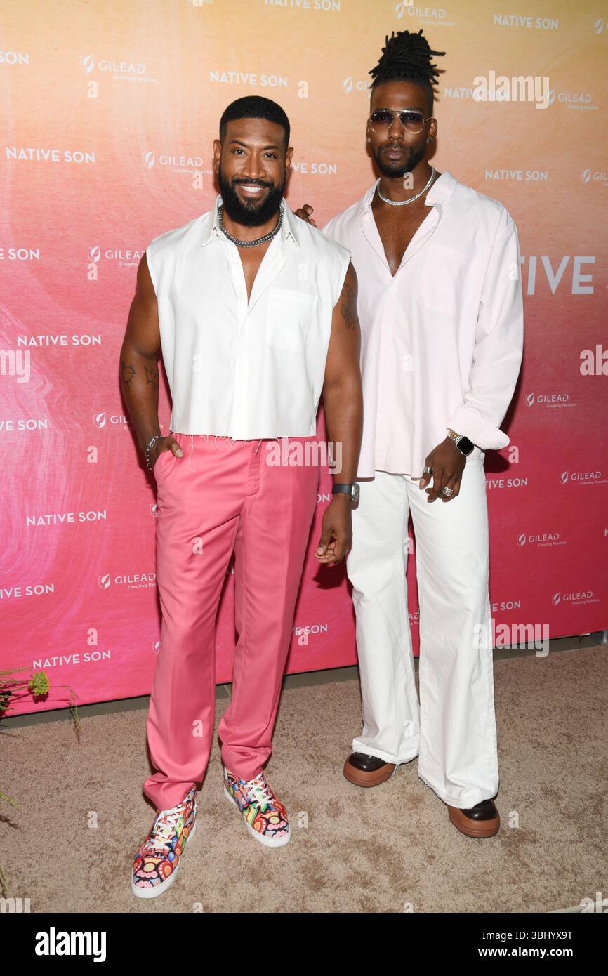 New York, USA. 11th June, 2025. Bryan Terrell Clark and Devario Simmons ...