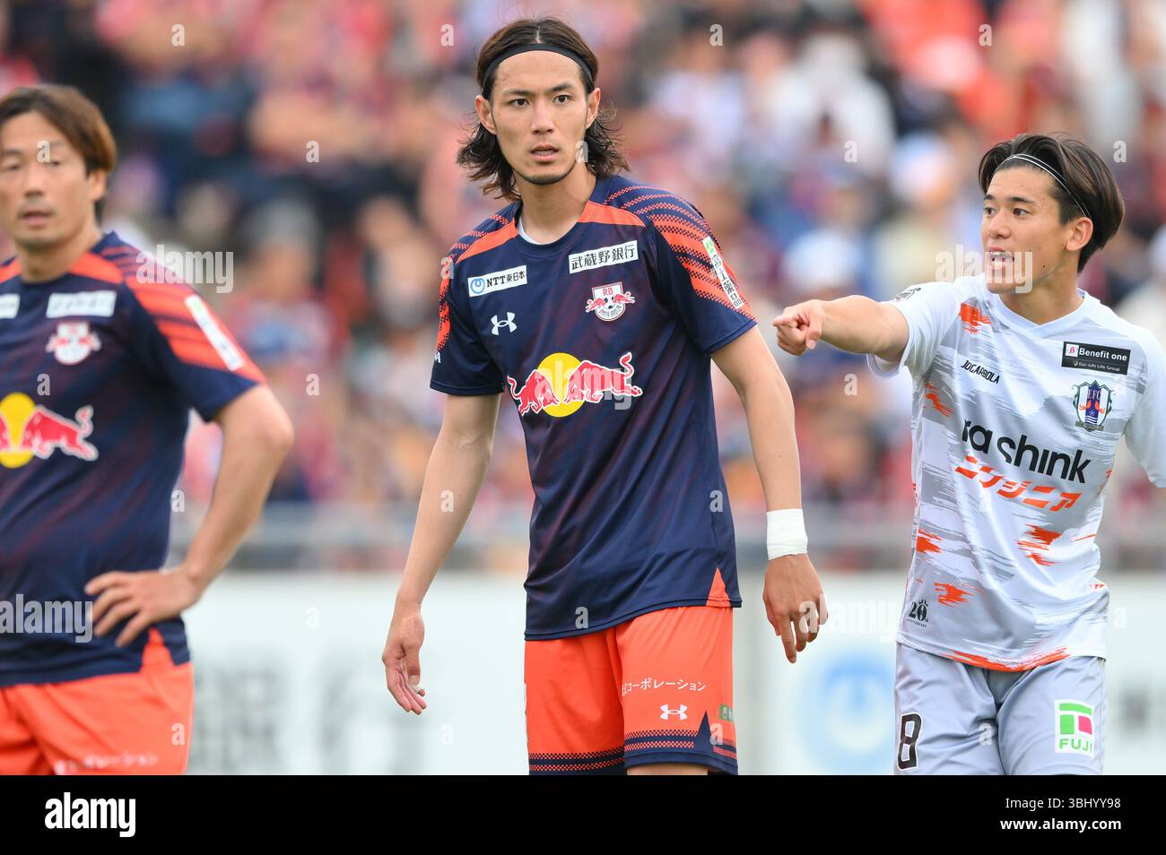 Saitama, Japan. 8th June, 2025. RB Omiya Ardija's Kenyu Sugimoto during the 2025 J2 League match ...