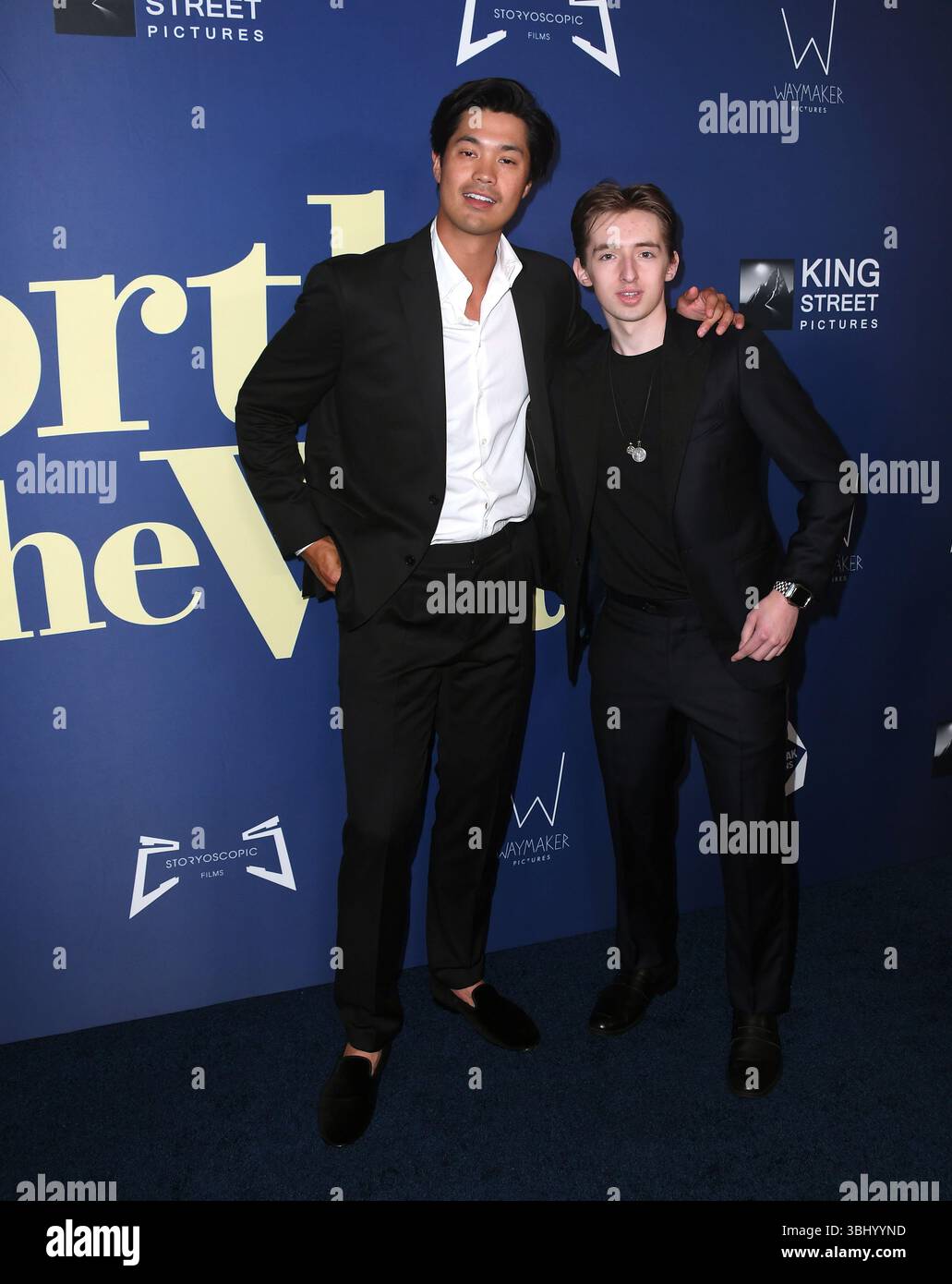 Actor, Ross Butler and film maker, Samuel L. Pierce attend the Los ...