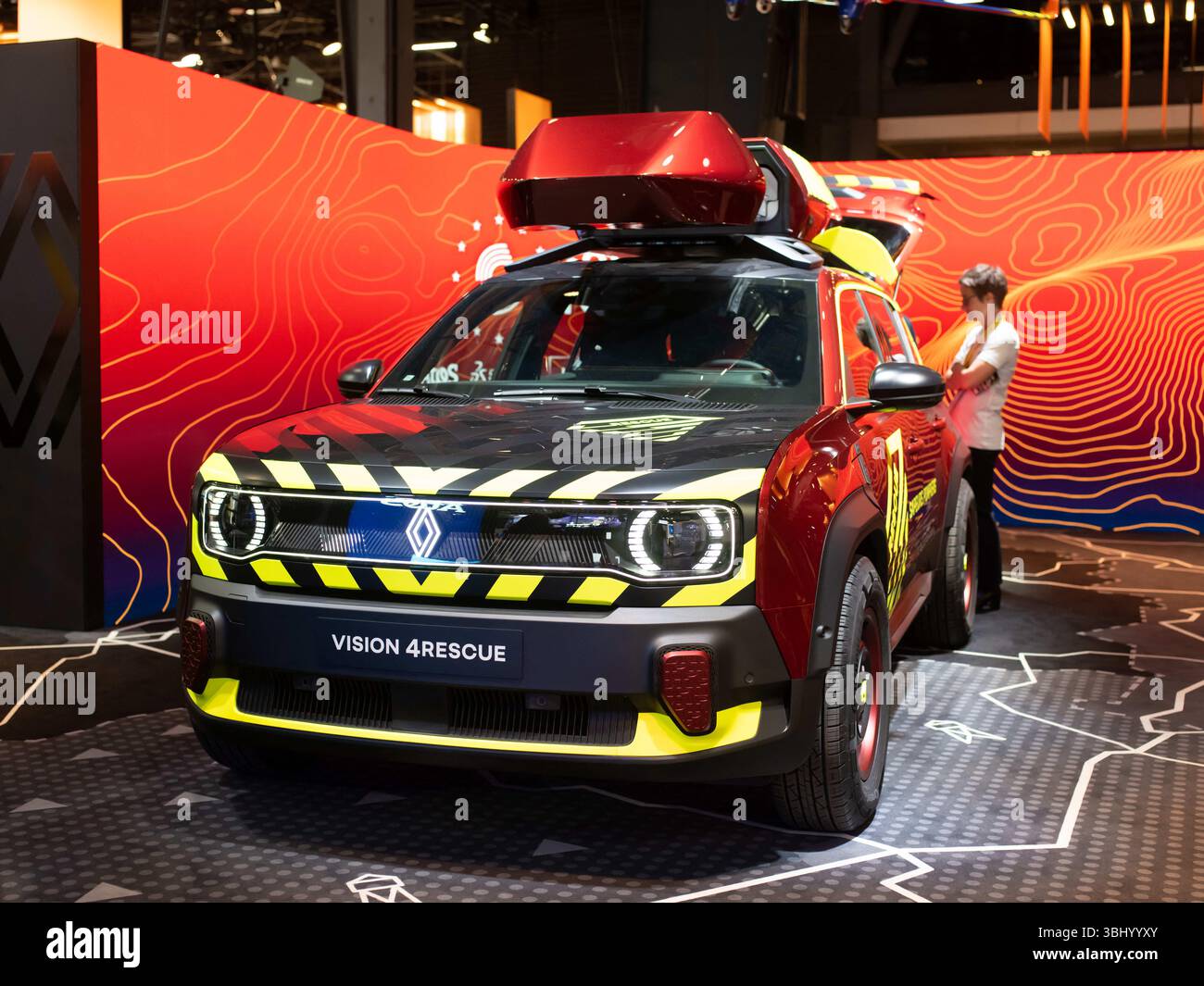 Paris, France. 11th June, 2025. Vivatech 2025. Renault 4 electrique du ...