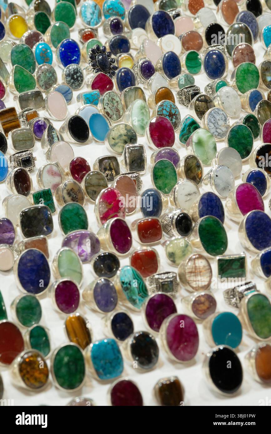 Precious stones rings hi-res stock photography and images - Alamy