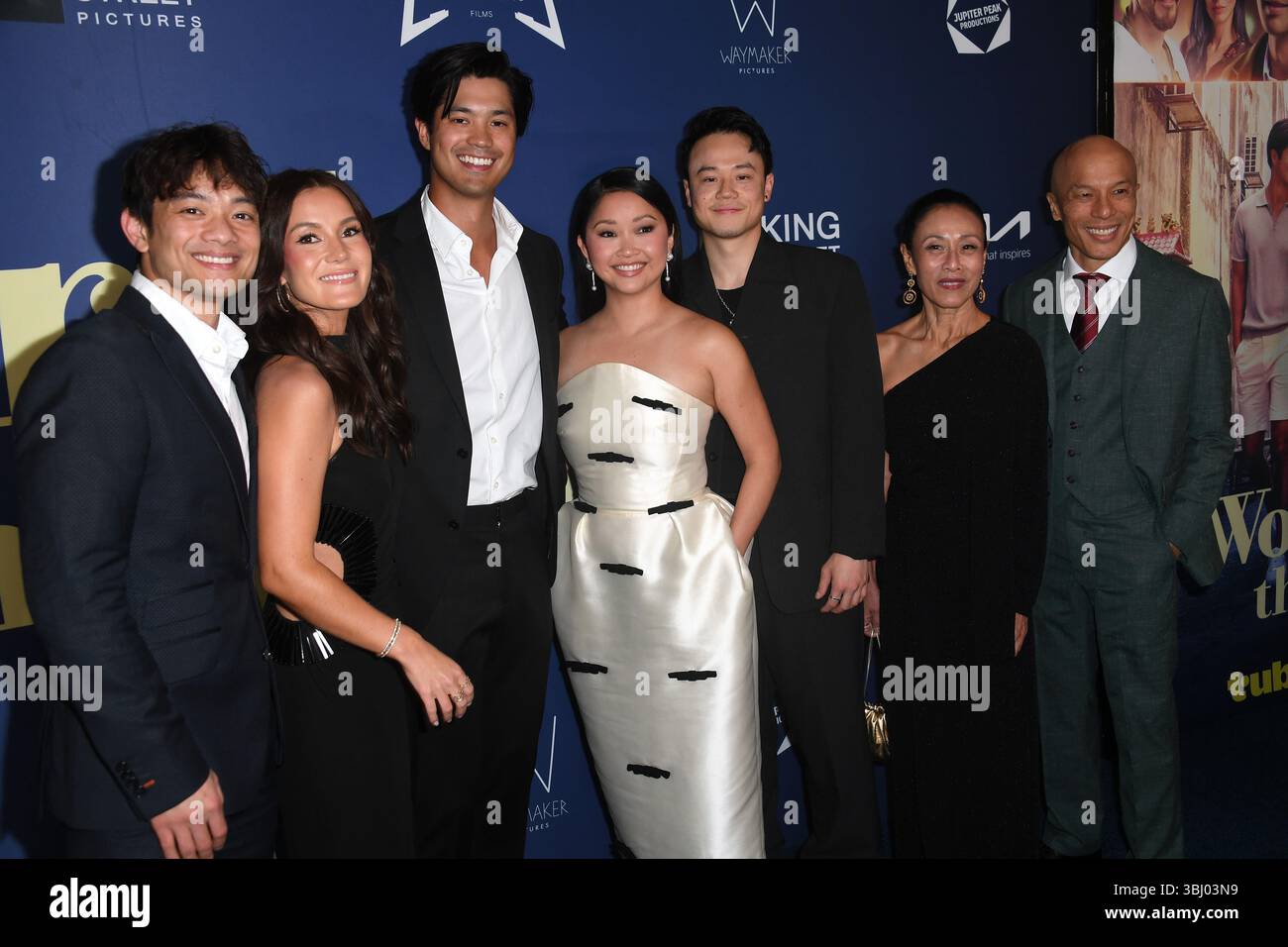 Actors Osric Chau, Ross Butler, Ricky He, and Lim Yu-Beng, along with ...