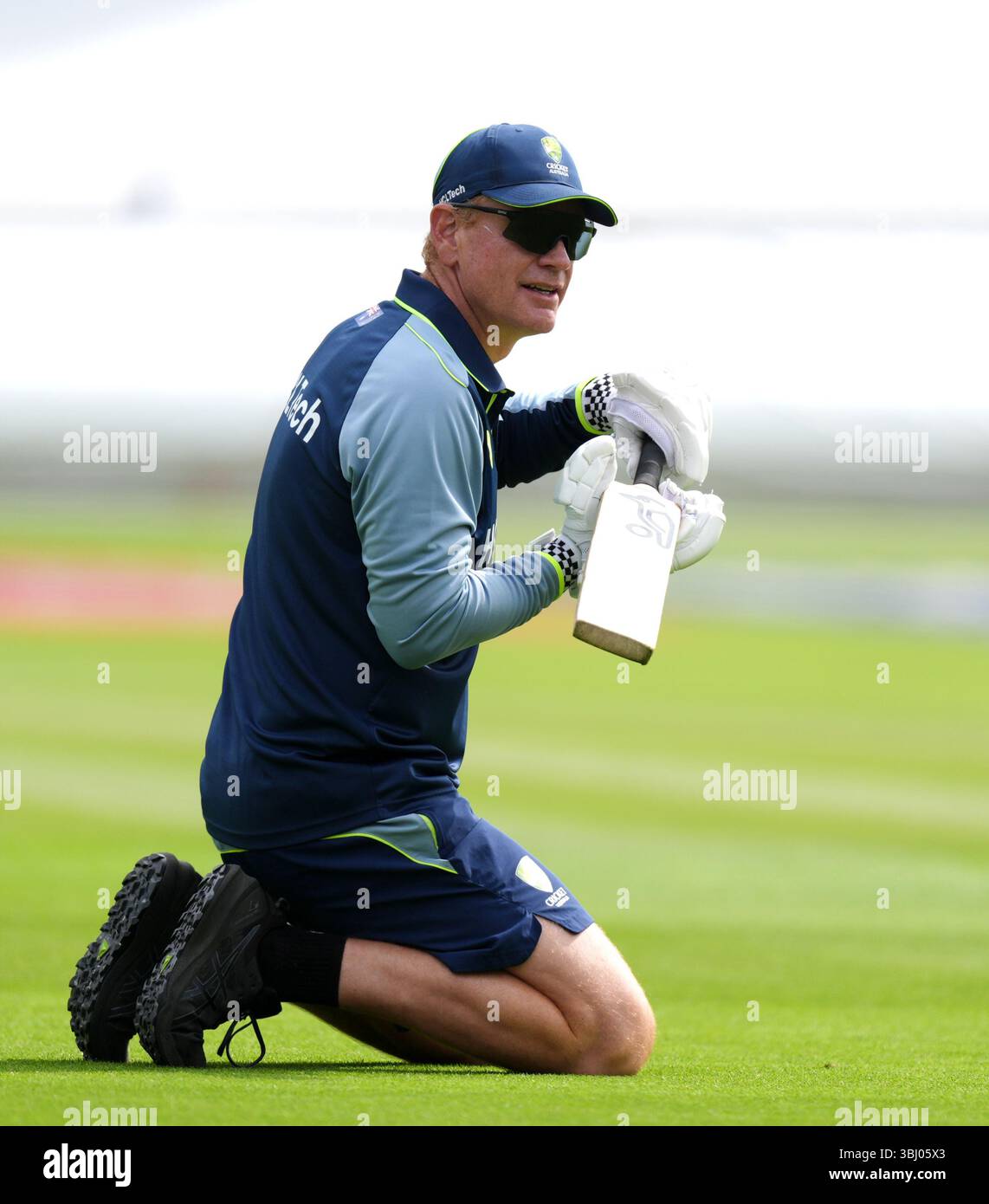 Australia head coach Andrew McDonald on day two of the ICC World Test ...