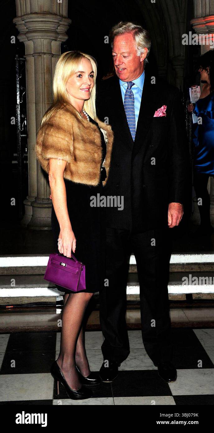 Mark Thatcher with his wife at The Faberge Big Egg Banquet at The Royal ...