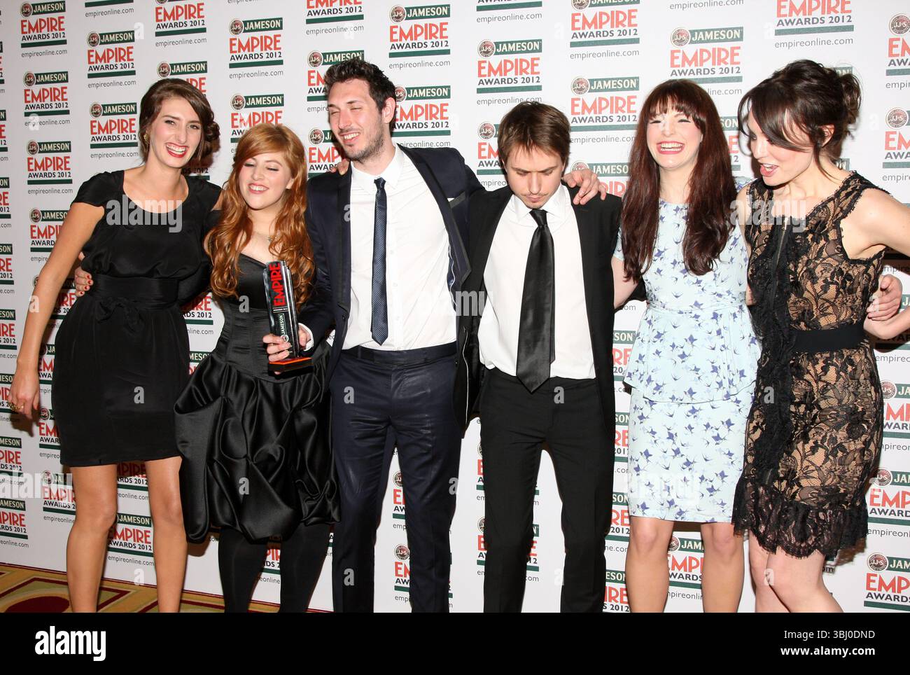 Blake Harrison and Joe Thomas with Tamla Kari, Lydia Rose Bewley ...