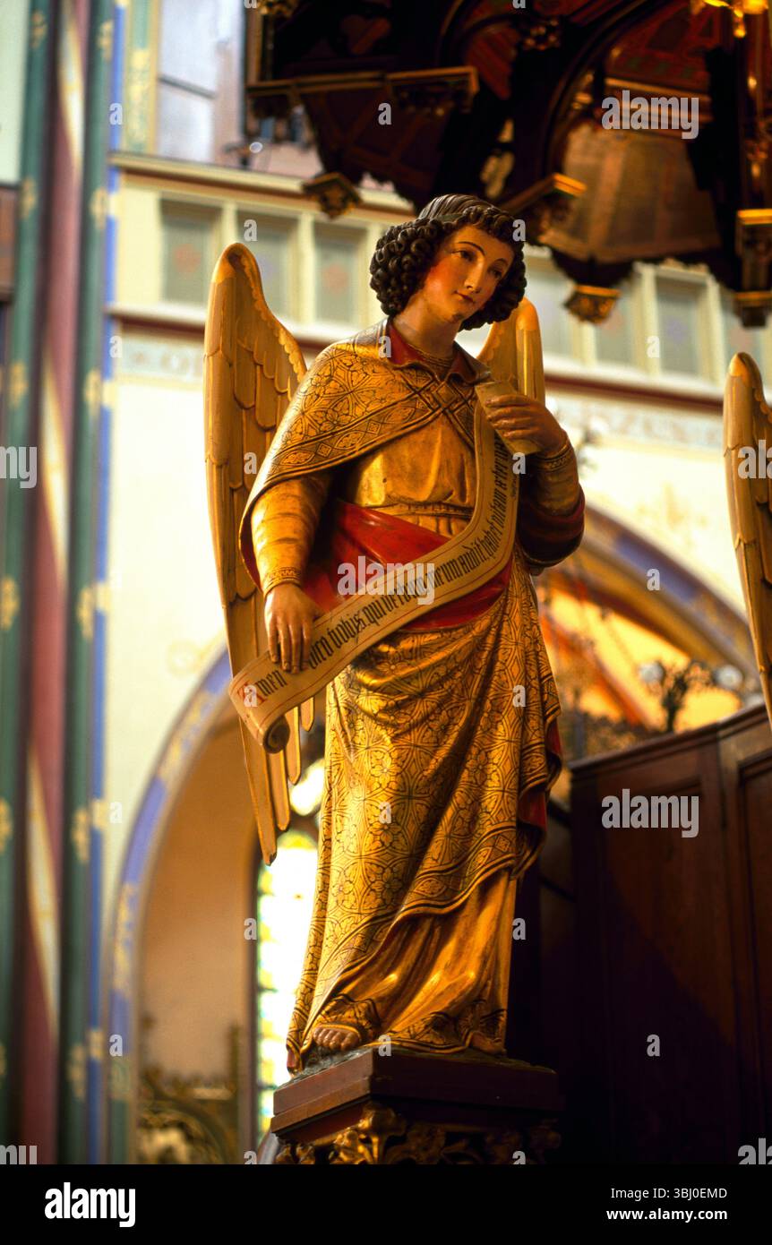 Statue of an Angel in St Francis Xavier Catholic Church (De Krijtberg ...