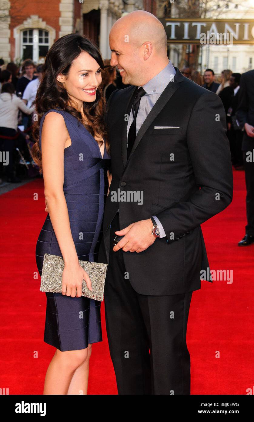 Candice Neil and Billy Zane at the premiere of "Titanic 3D" at the ...