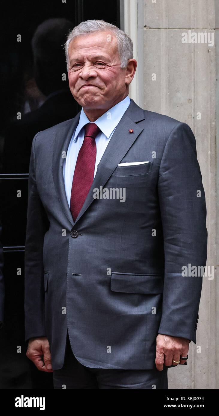 Abdullah II bin Al-Hussein, the King of Jordan, official visit to 10 ...