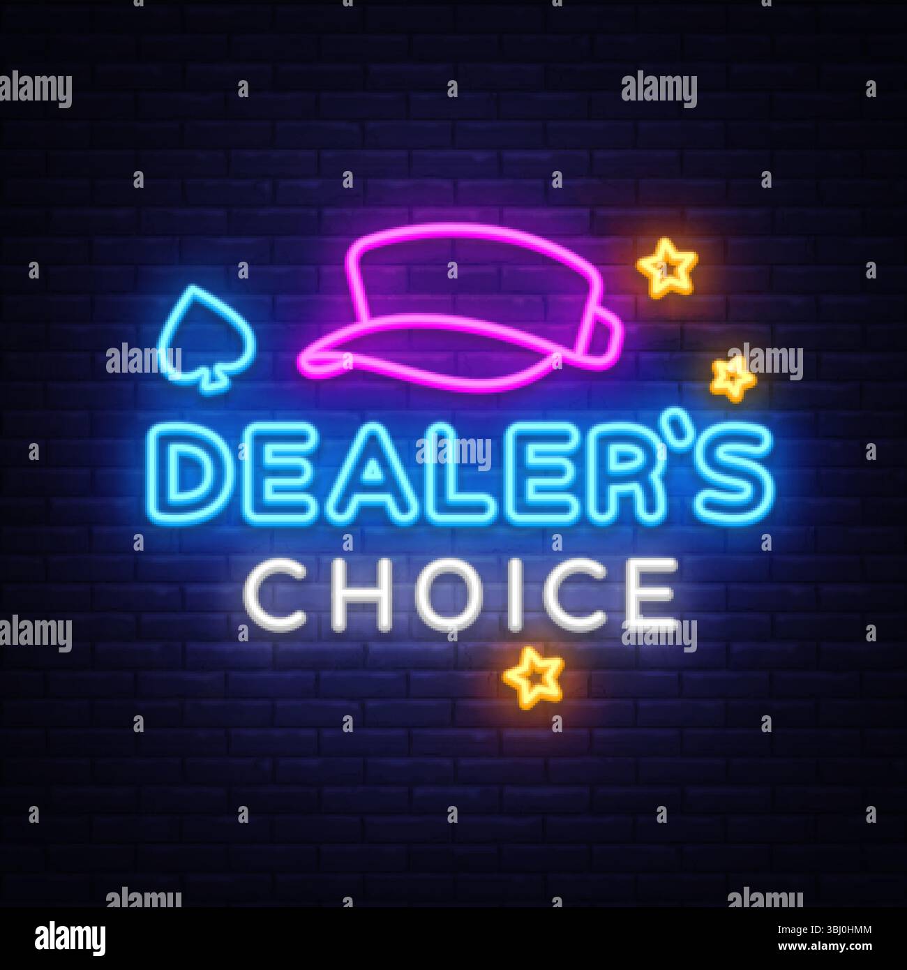 Dealer's choice Stock Vector Images - Alamy