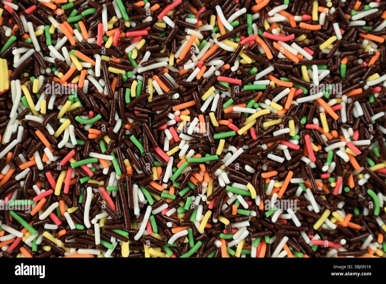 Colorful Chocolate Sprinkles or Meses Hagelslag, Full Background Stock ...