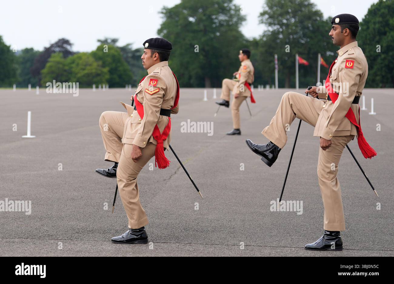The Bahrain Defence Force B team compete in the British Army's All Arms ...