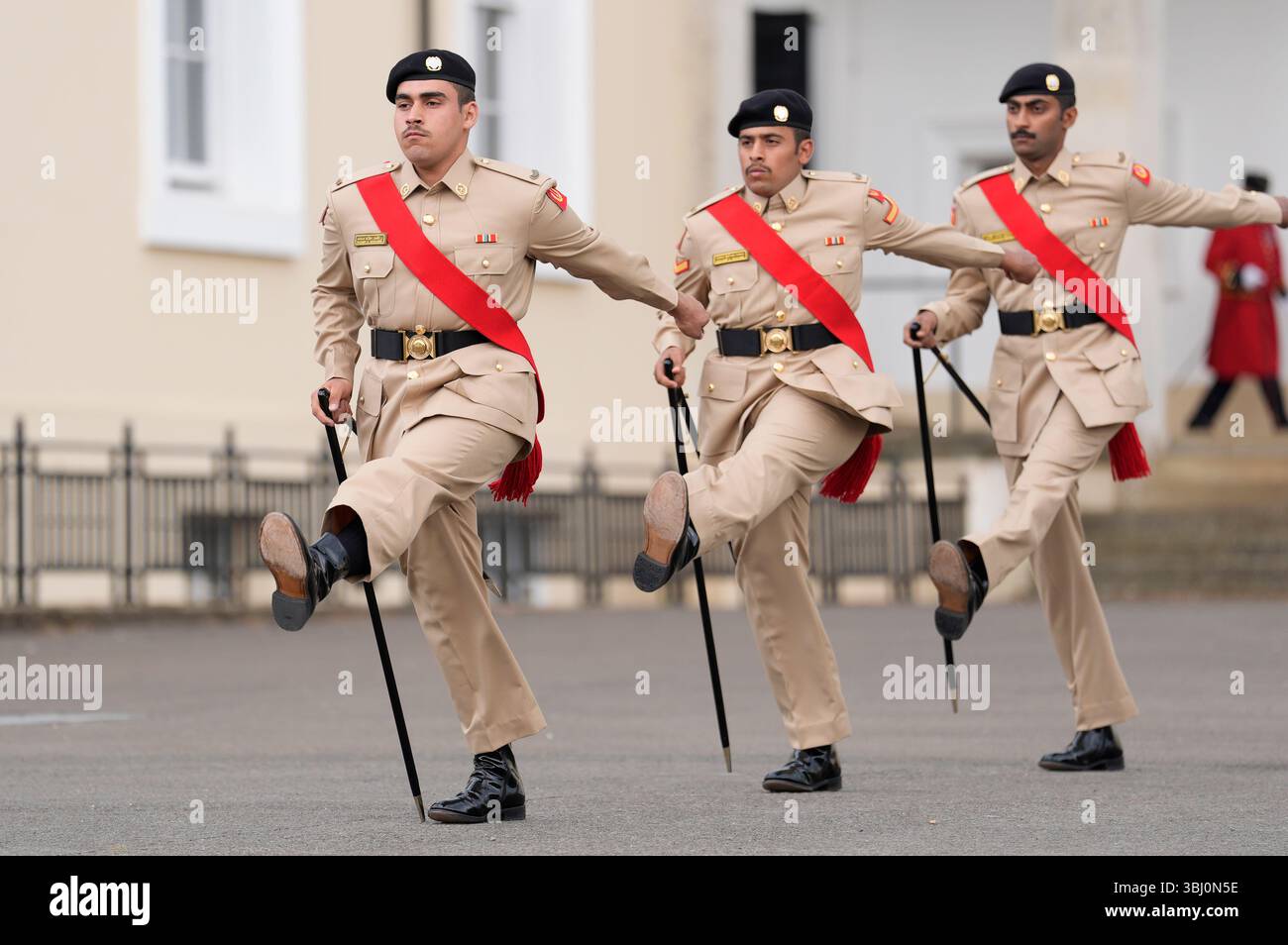 The Bahrain Defence Force B team compete in the British Army's All Arms ...