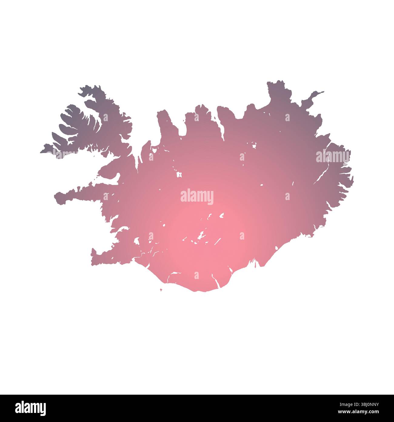 Map of Iceland, sign silhouette. World Map Globe. Vector Illustration ...