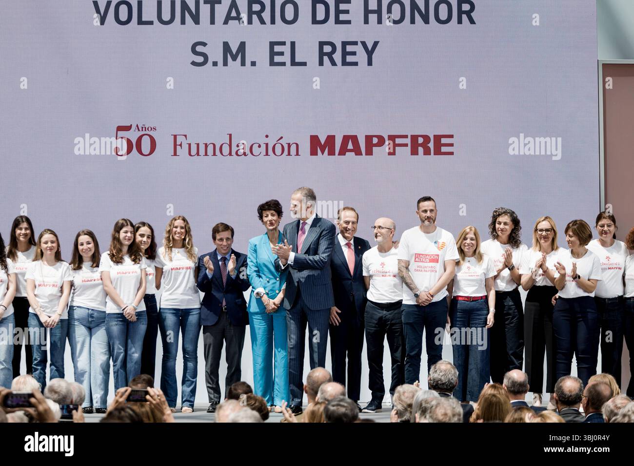 (L-R) The Mayor of Madrid, José Luis Martínez-Almeida 12 JUNE 2025 ...