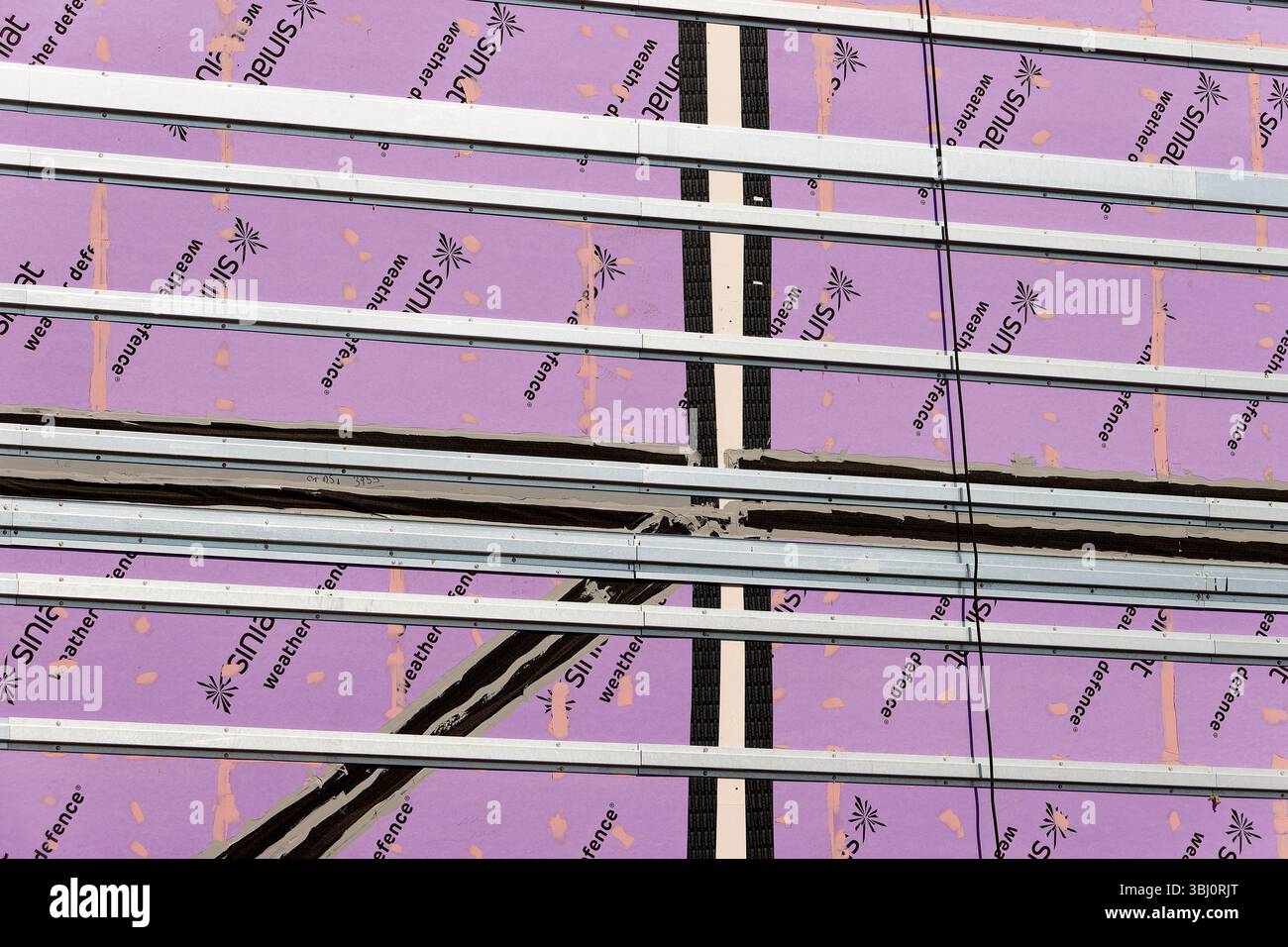 Radcliffe civic hub building envelope construction, weather defence ...