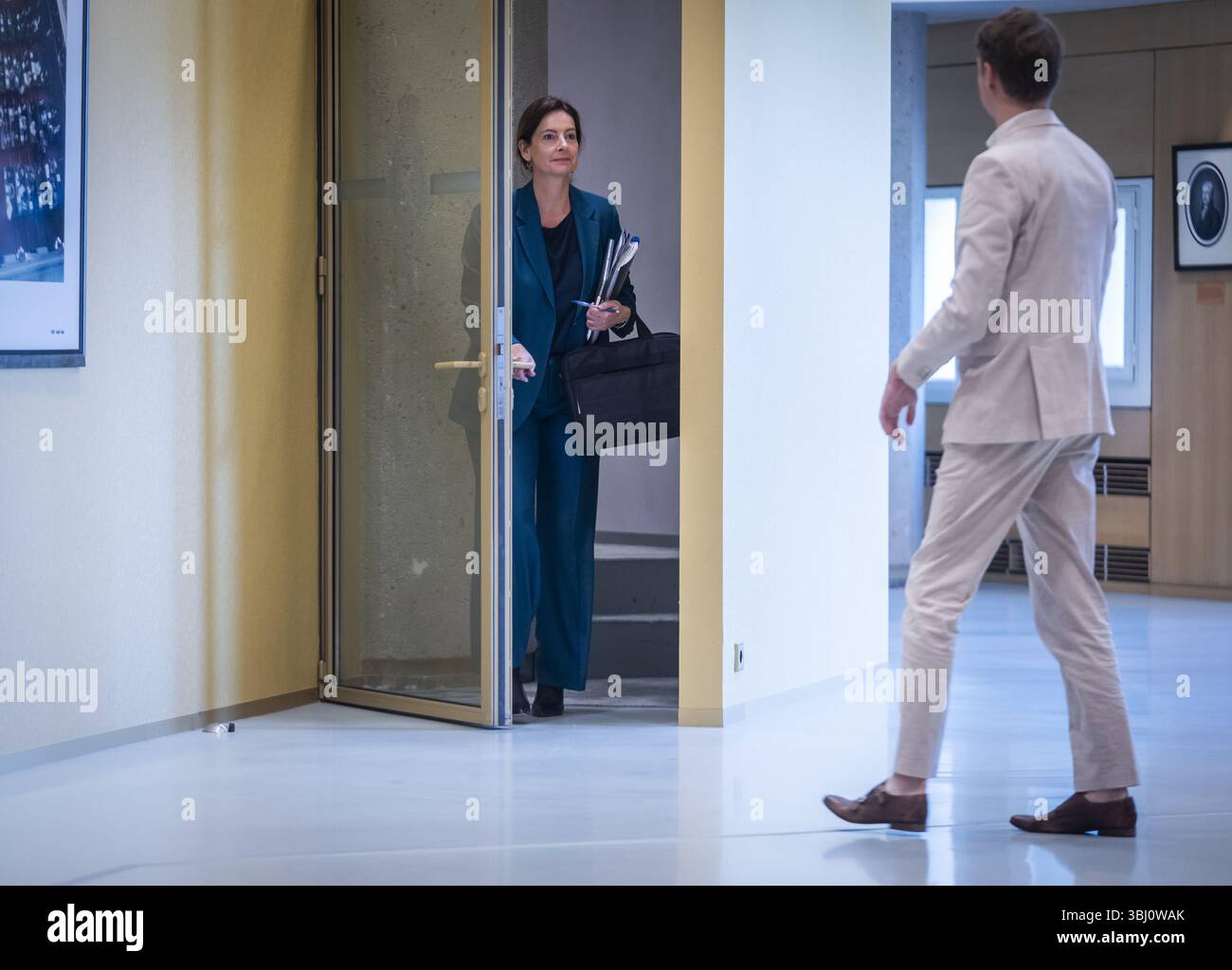 DEN HAAG - Outgoing Minister Judith Uitermark (Interior) during a ...